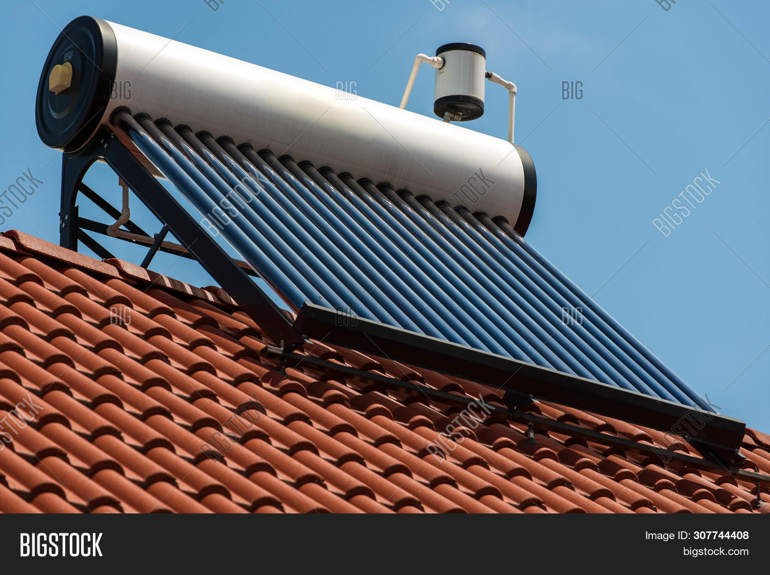 Solar Water Heater Image & Photo (Free Trial) | Bigstock