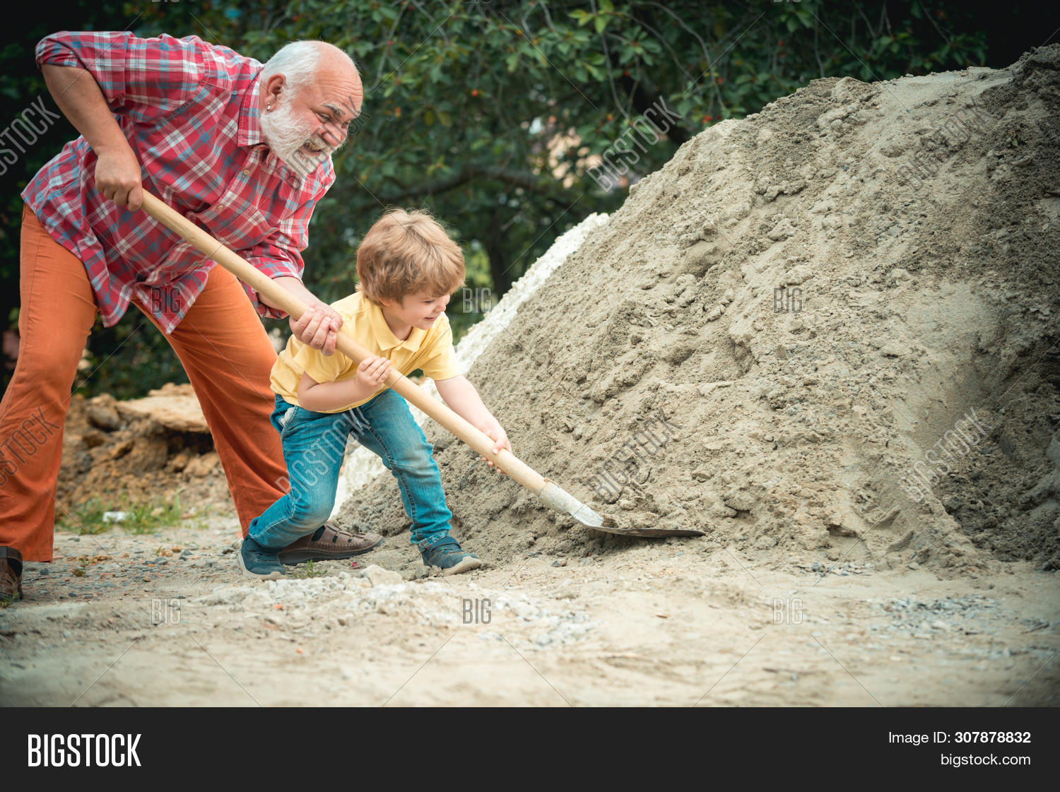 Little Son Helping His Image & Photo (Free Trial) | Bigstock