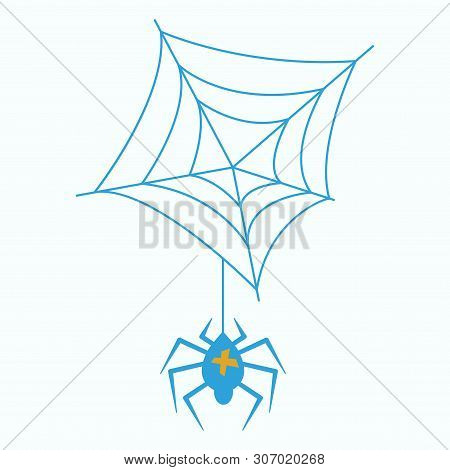 Spider Torn Web. Vector & Photo (Free Trial) | Bigstock