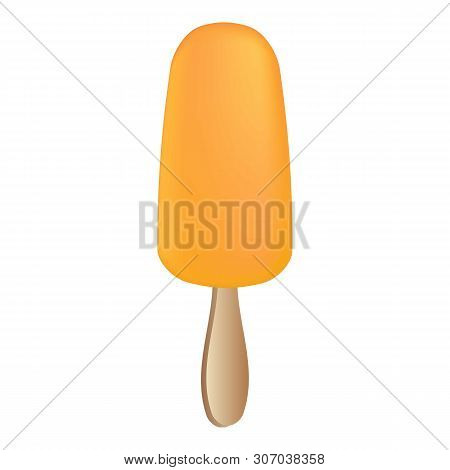 Orange Popsicle Icon Vector & Photo (Free Trial) | Bigstock