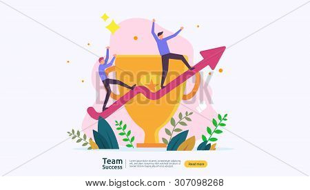 Team Success Trophy Vector & Photo (Free Trial) | Bigstock
