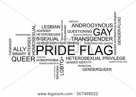 Isolated Lgbt Words Vector & Photo (Free Trial) | Bigstock
