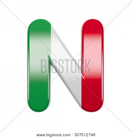Italian Letter N - Image & Photo (Free Trial) | Bigstock