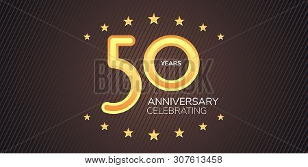 50 Years Anniversary Vector & Photo (Free Trial) | Bigstock