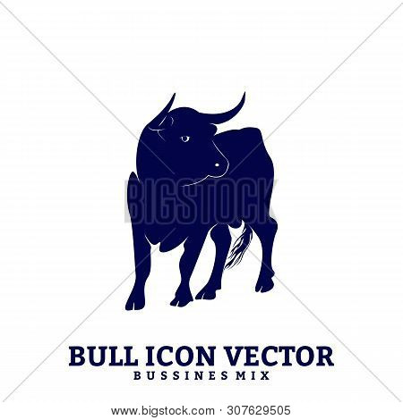Bull Design Vector. Vector & Photo (Free Trial) | Bigstock