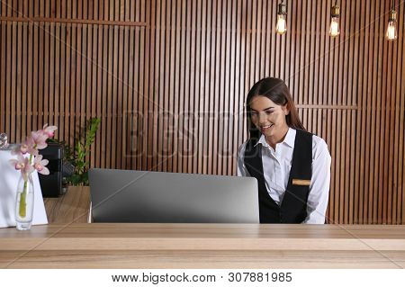 Portrait Receptionist Image & Photo (Free Trial) | Bigstock