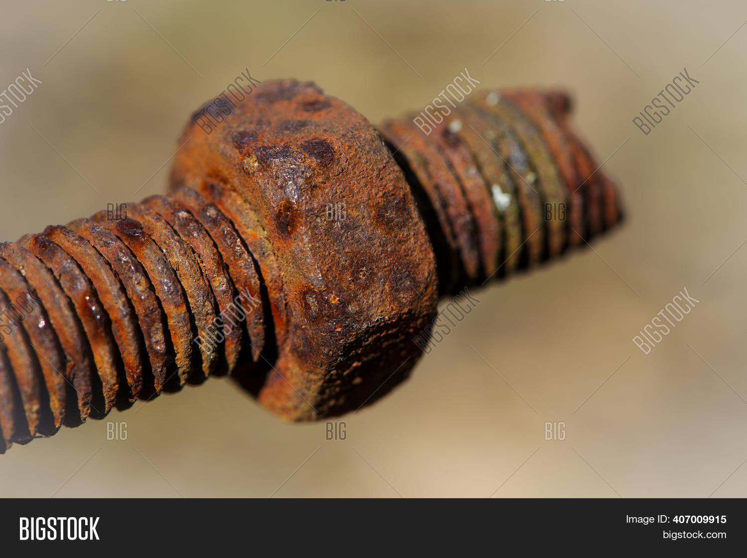 Rusty Nut. Rusty Iron Image & Photo (Free Trial) | Bigstock