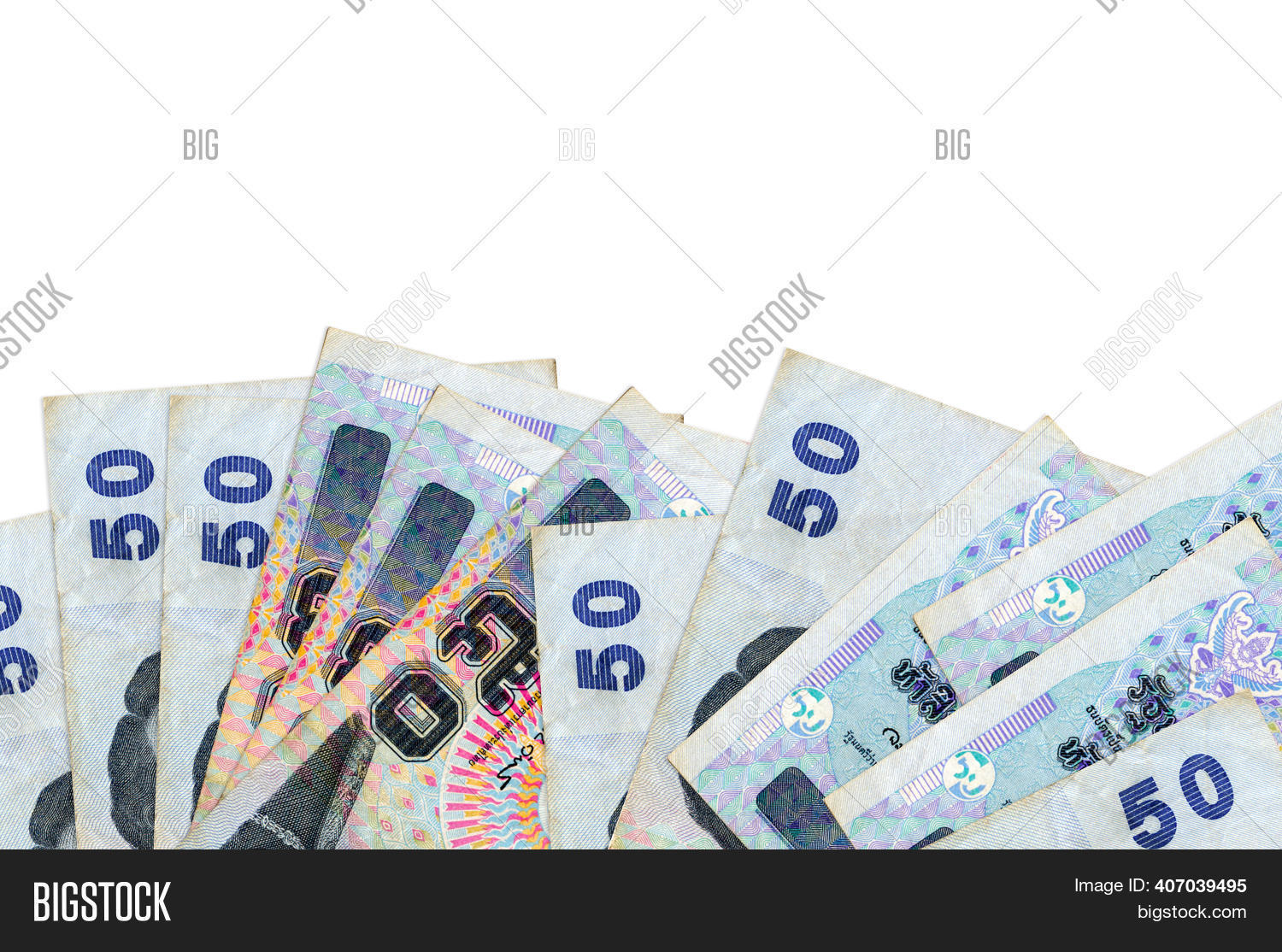 50 Thai Baht Bills Image & Photo (Free Trial) | Bigstock