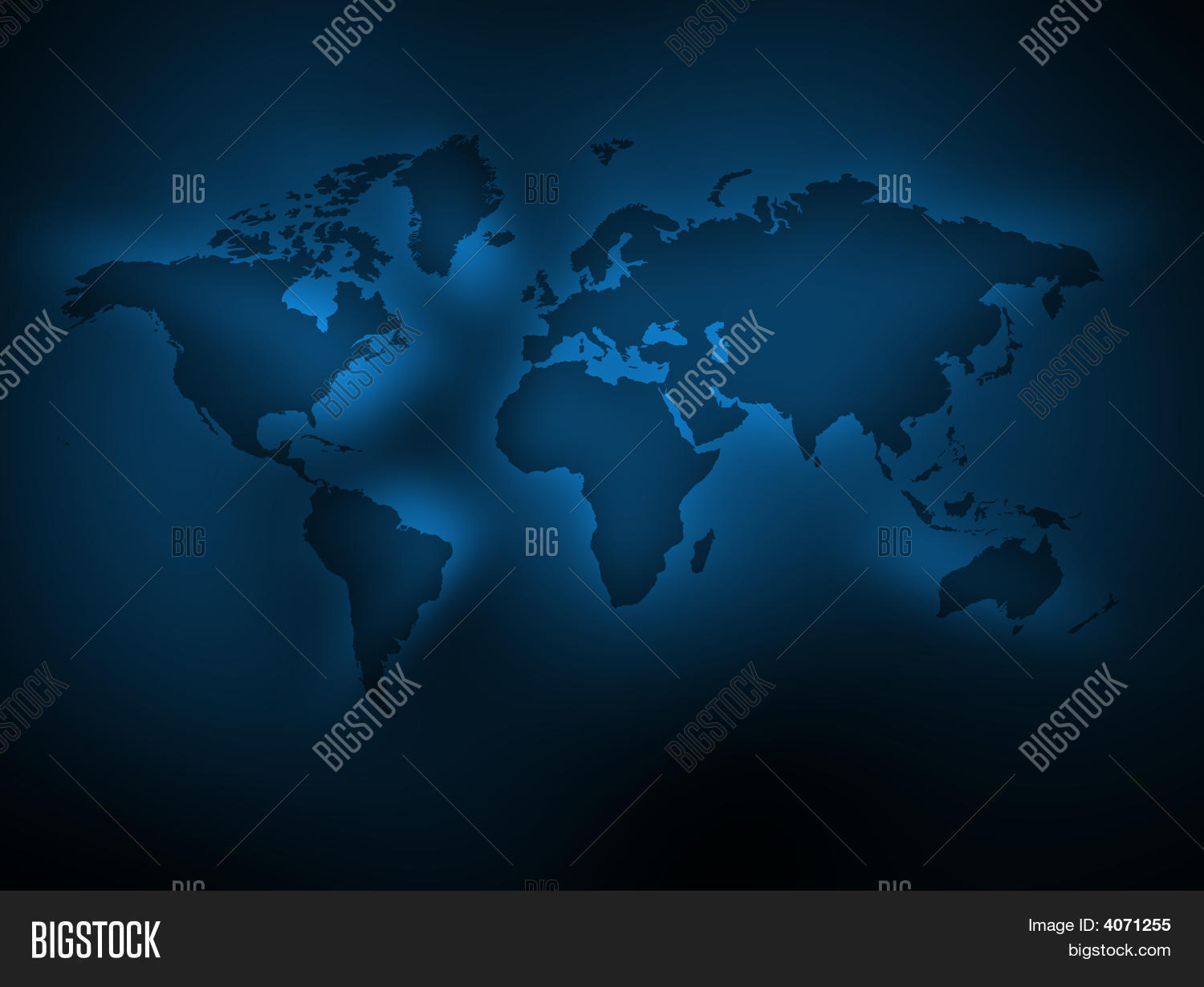Black Blue Map Image & Photo (Free Trial) | Bigstock
