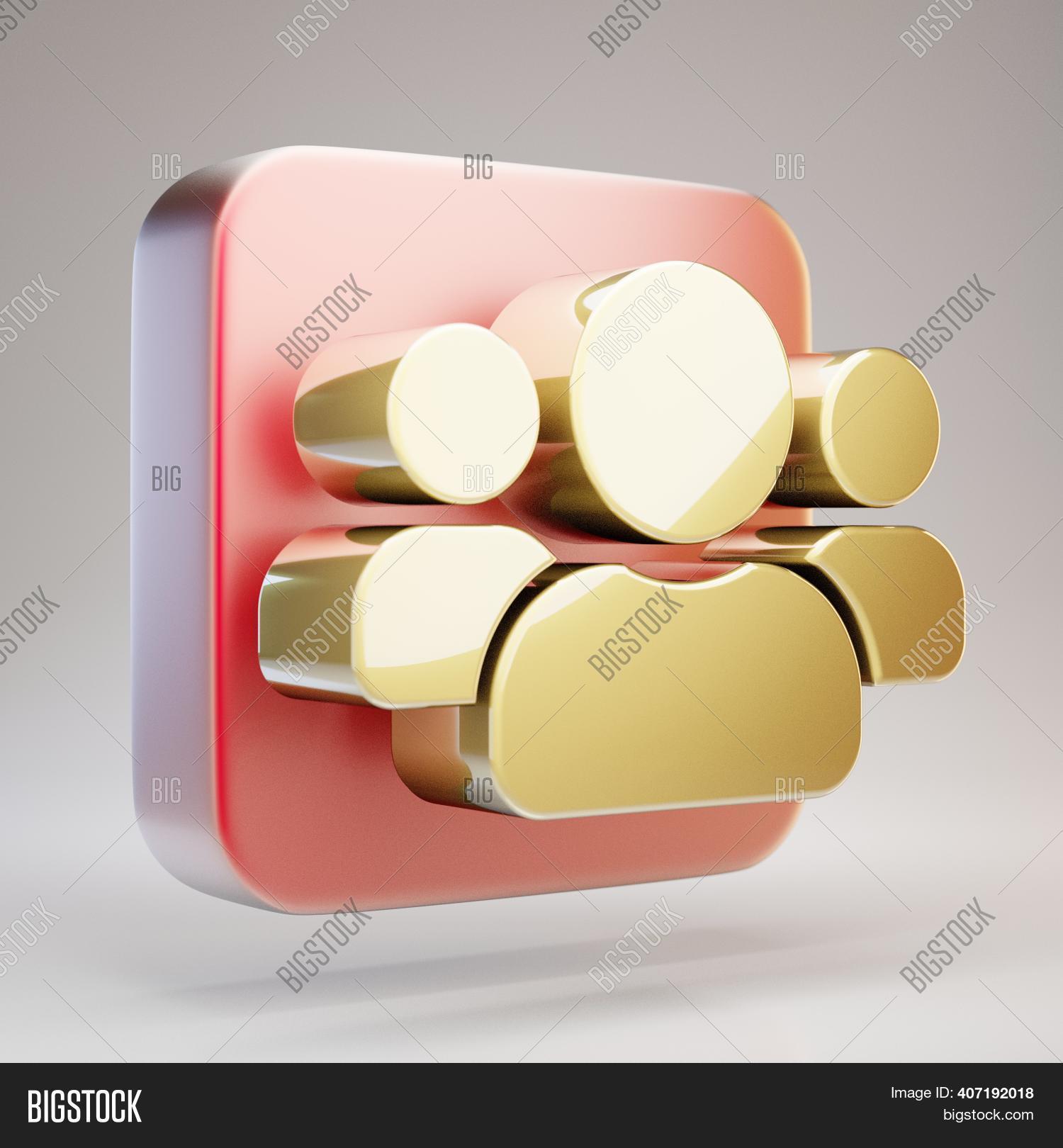 User Icon. Golden User Image & Photo (Free Trial) | Bigstock