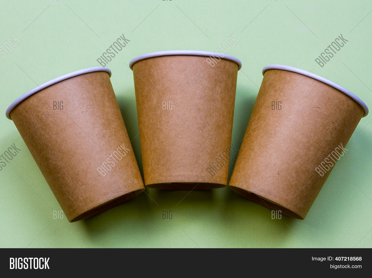 Three Paper Cups Made Image & Photo (Free Trial) | Bigstock