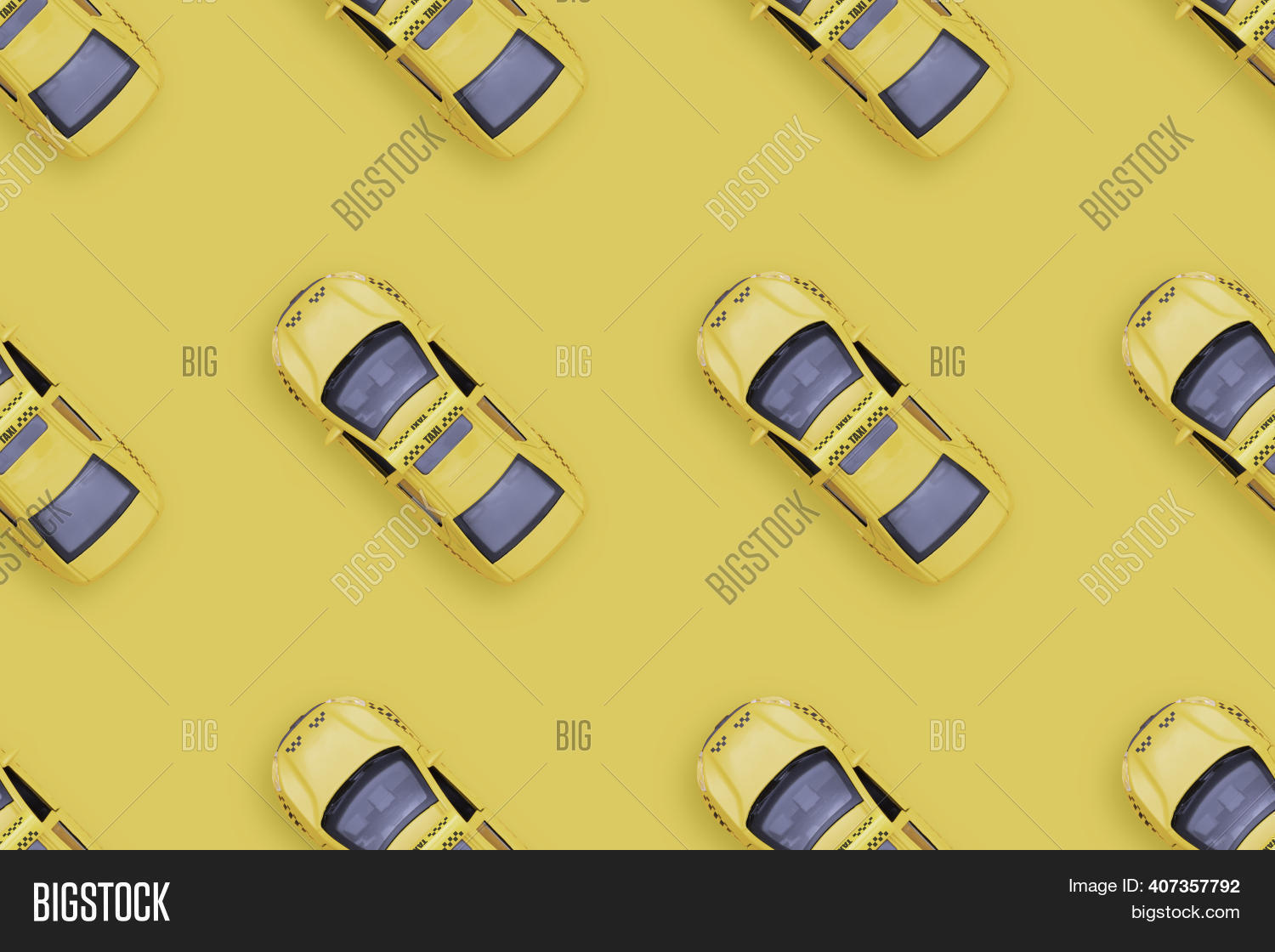 Taxi Car Top View. Image & Photo (Free Trial) | Bigstock