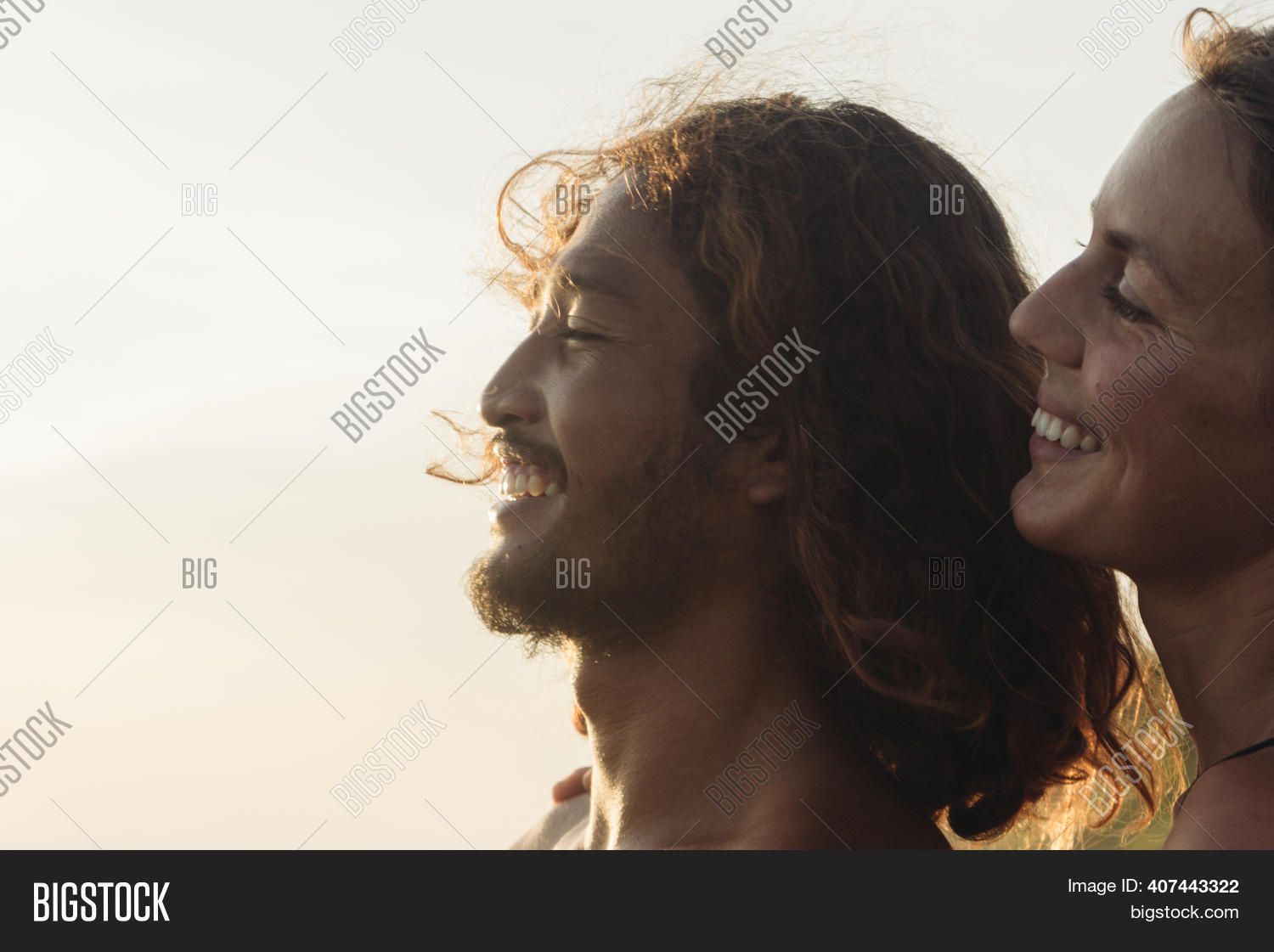 Two Joyful Faces Image & Photo (Free Trial) | Bigstock