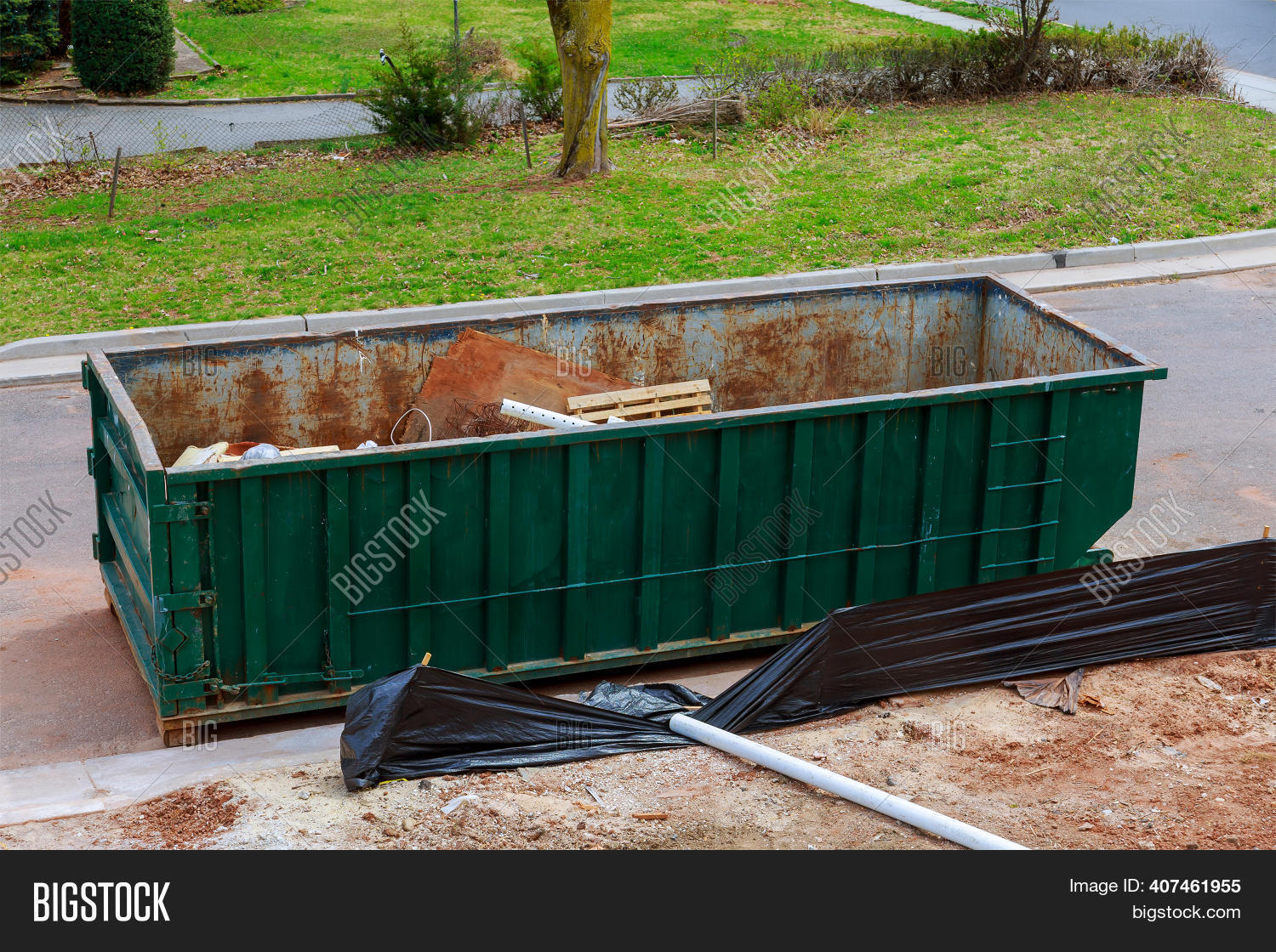 Dumpsters Construction Image & Photo (Free Trial) | Bigstock