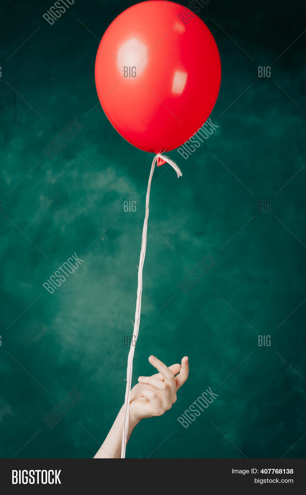 Red Balloon Hand On Image & Photo (Free Trial) | Bigstock