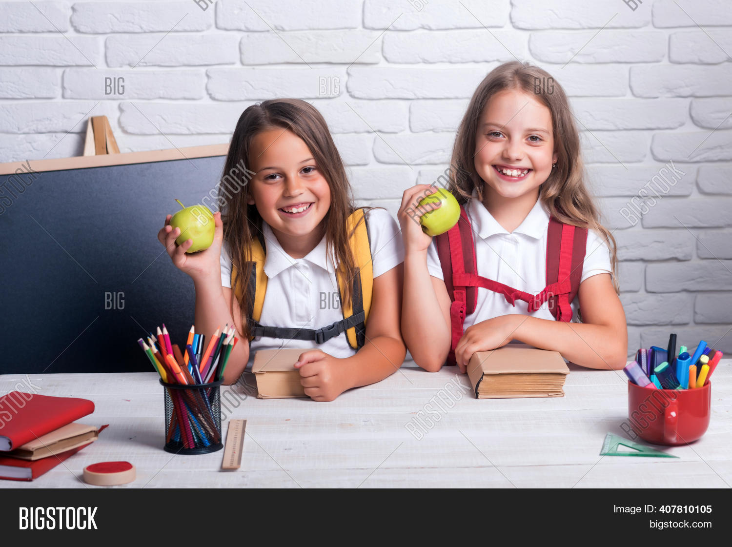 Little Girls Classroom Image & Photo (Free Trial) | Bigstock