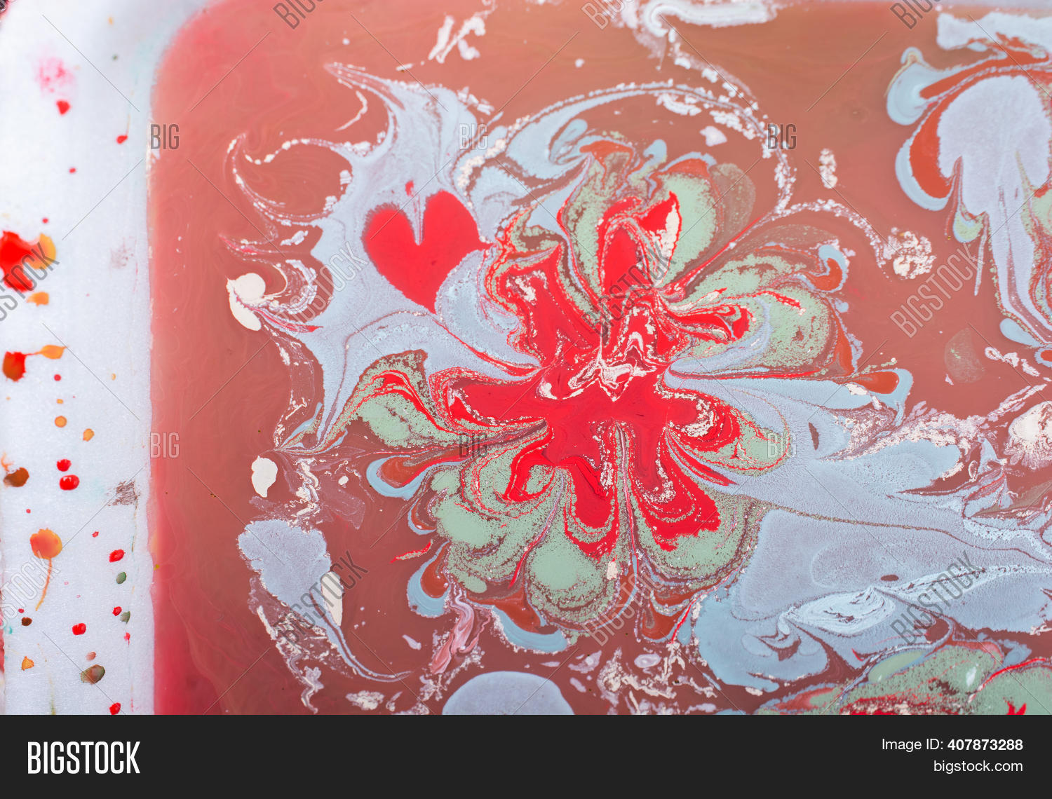 Creative Ebru Art Image & Photo (Free Trial) | Bigstock