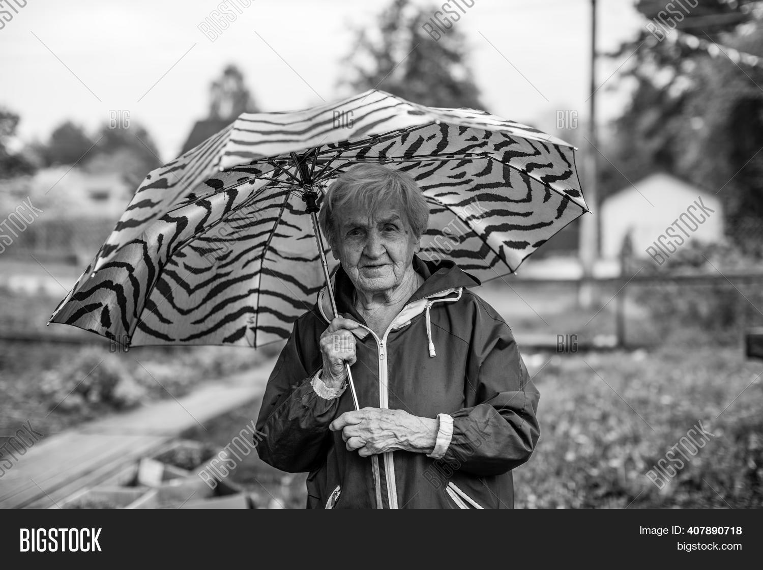 Old Woman Outdoors Image & Photo (Free Trial) | Bigstock
