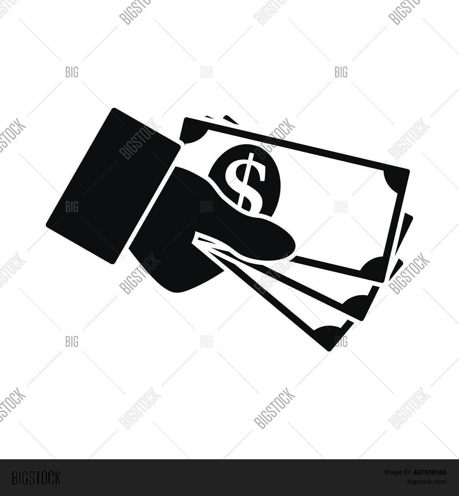 Hand Holding Money Vector & Photo (Free Trial) | Bigstock