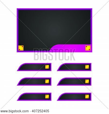 Purple Stream Overlay Vector & Photo (Free Trial) | Bigstock