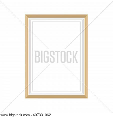 Realistic Gold Frame Vector & Photo (Free Trial) | Bigstock