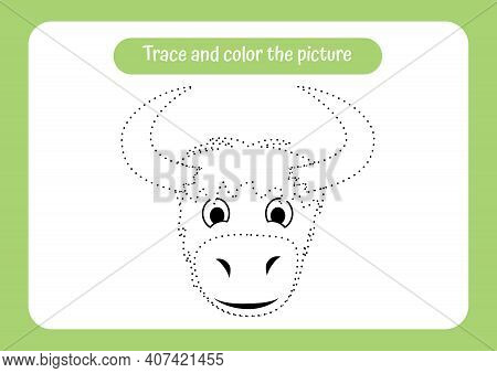 Yak. Trace Color Vector & Photo (Free Trial) | Bigstock