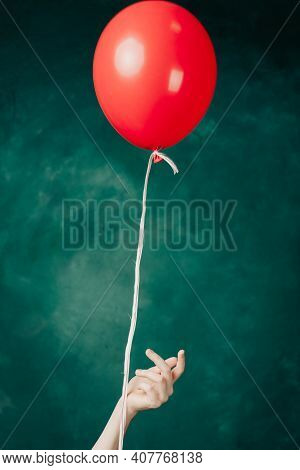 Red Balloon Hand On Image & Photo (Free Trial) | Bigstock