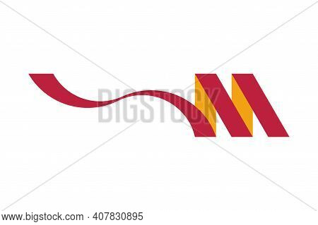 Original Letter M Red Vector & Photo (Free Trial) | Bigstock