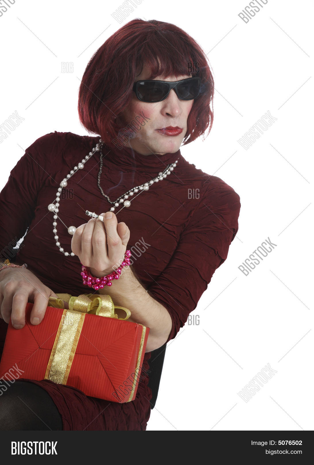 Man Disguised Woman Image & Photo (Free Trial) | Bigstock