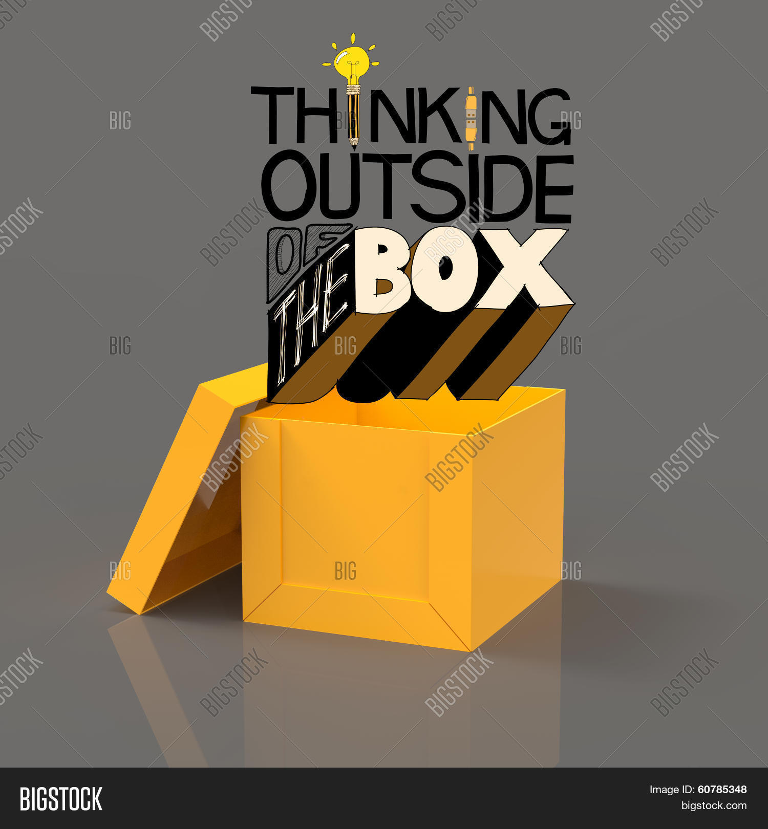 Open Box 3D Design Image & Photo (Free Trial) | Bigstock
