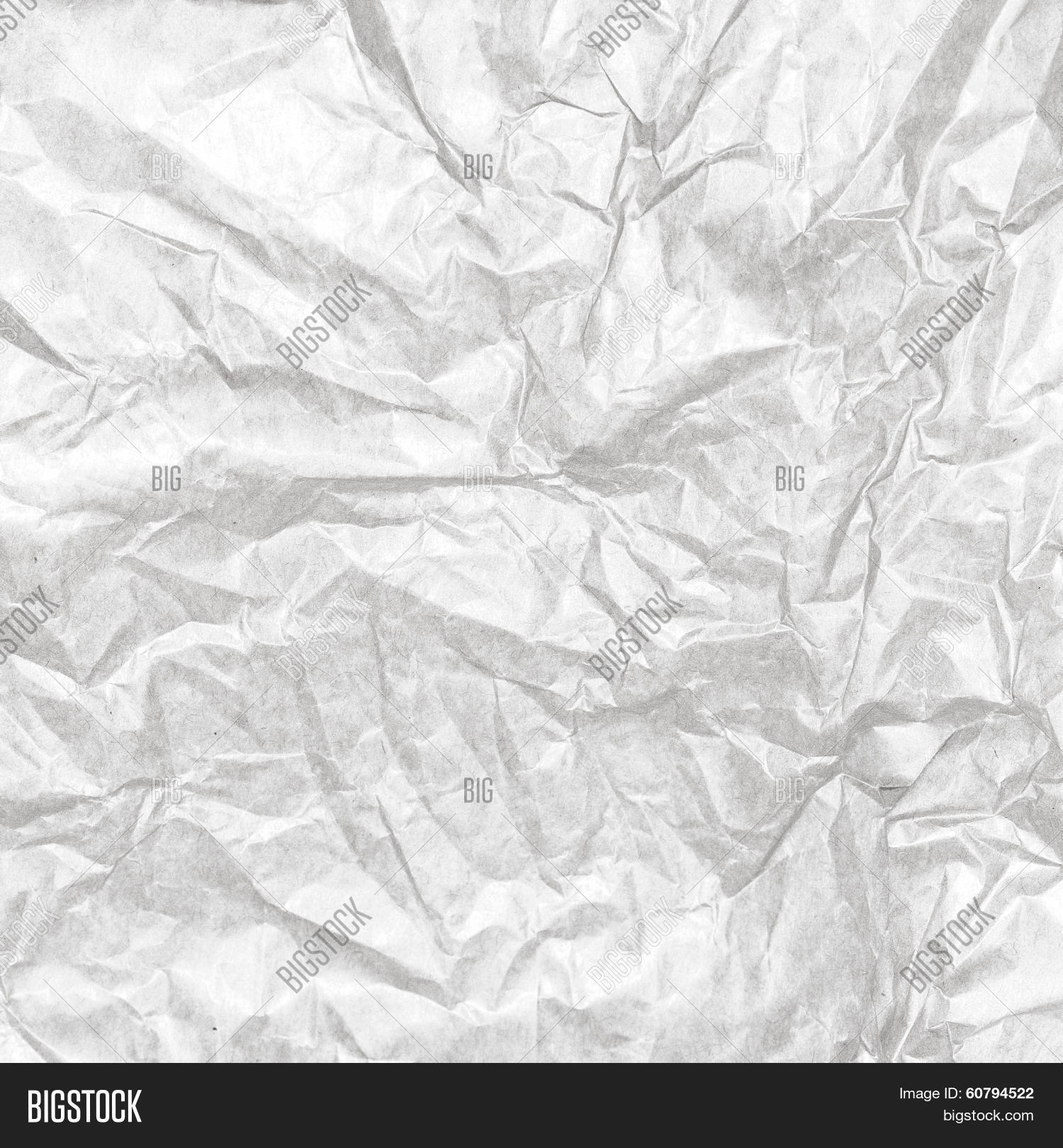 Crumpled White Paper Image & Photo (Free Trial) | Bigstock