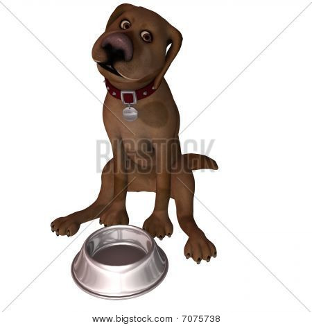Cartoon Dog - Feed Me Image & Photo (Free Trial) | Bigstock