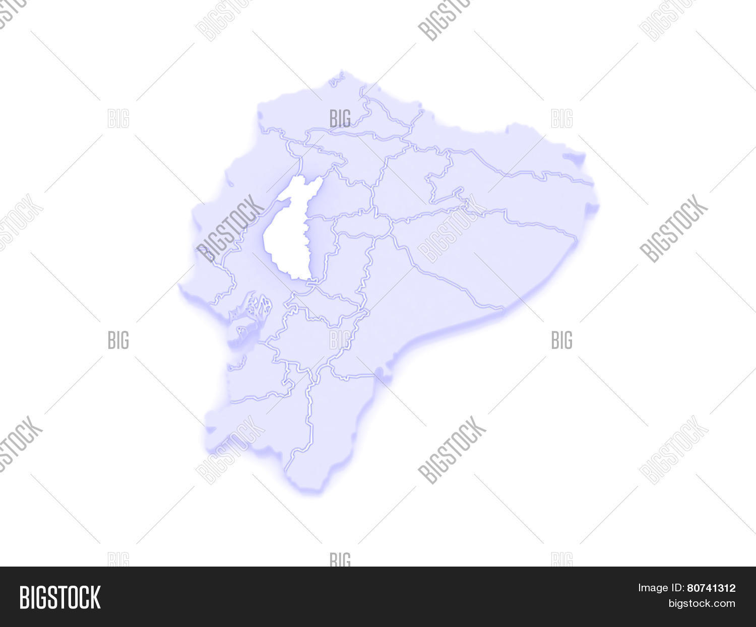 Map Los Rios. Ecuador Image & Photo (Free Trial) | Bigstock