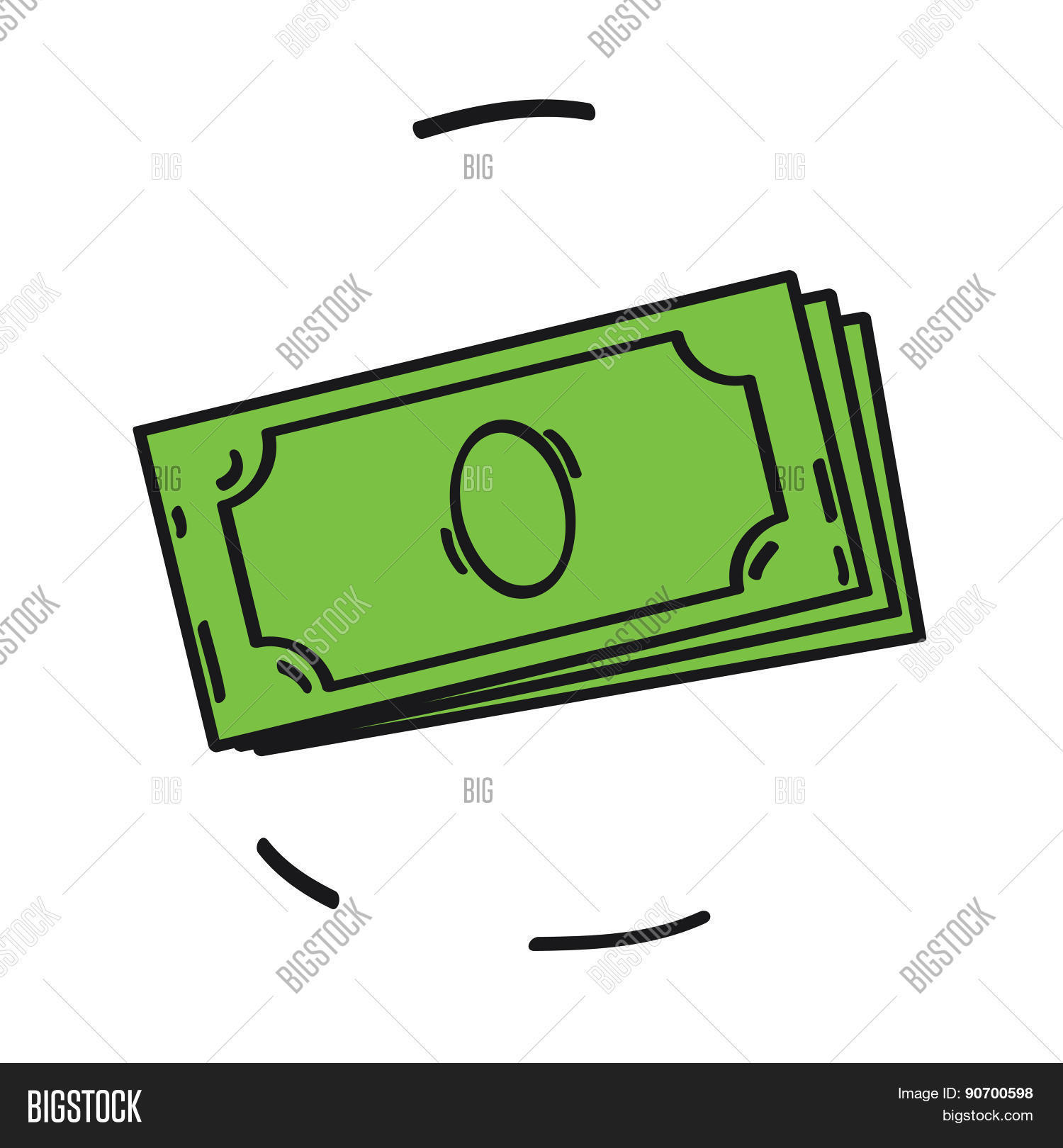 Cash Icon, Isolated Vector & Photo (Free Trial) | Bigstock