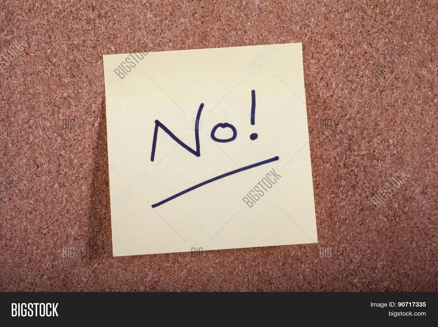 No! Message On Image & Photo (Free Trial) | Bigstock