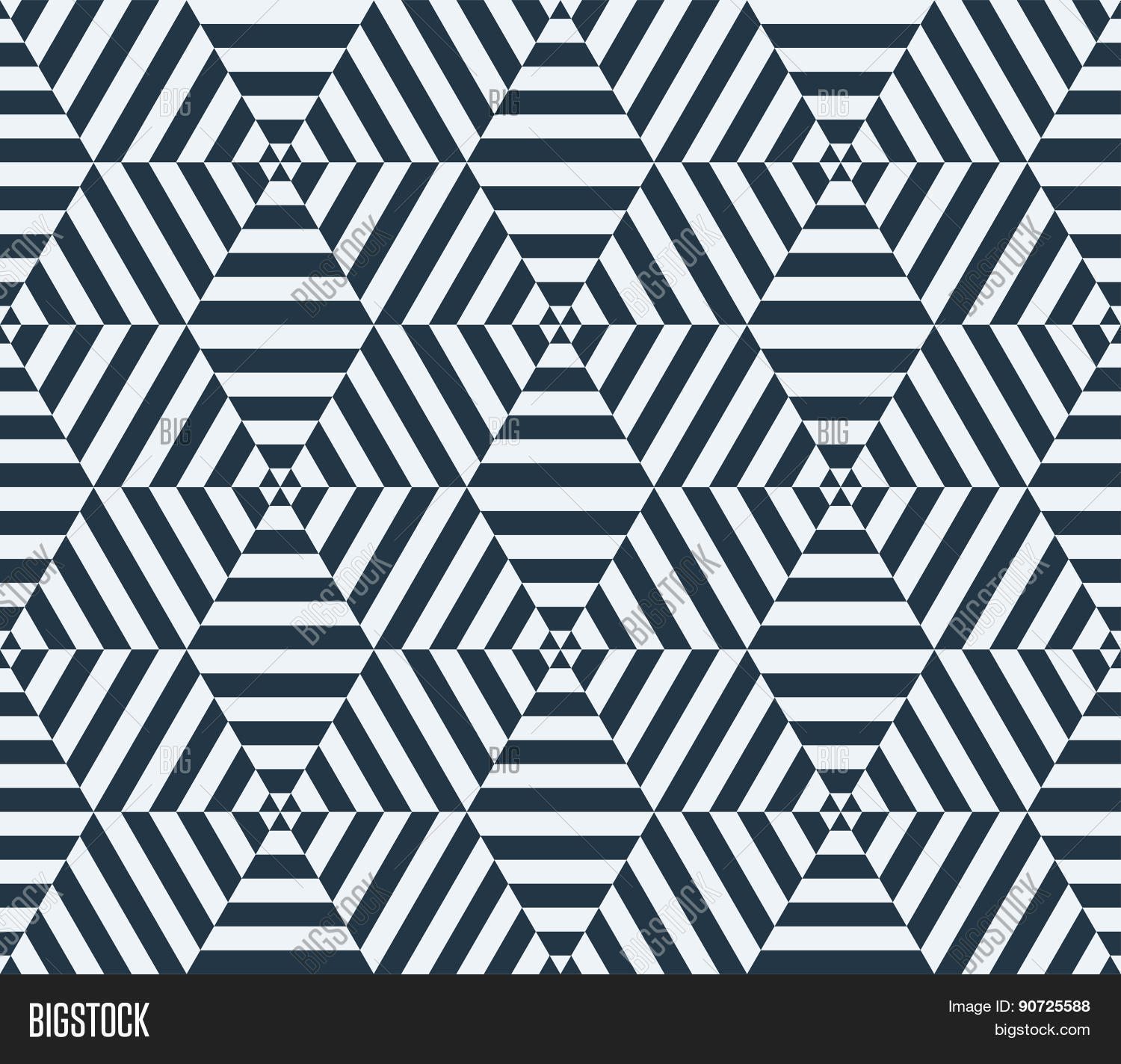 Black White Hexagon Vector & Photo (Free Trial) | Bigstock