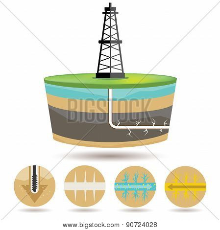 Shale Gas Diagram Vector & Photo (Free Trial) | Bigstock