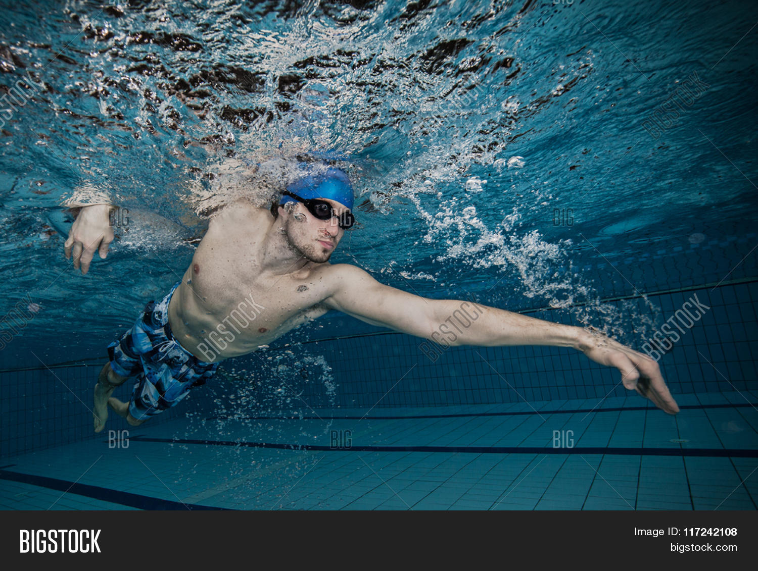 Male Swimmer Swimming Image And Photo Free Trial Bigstock