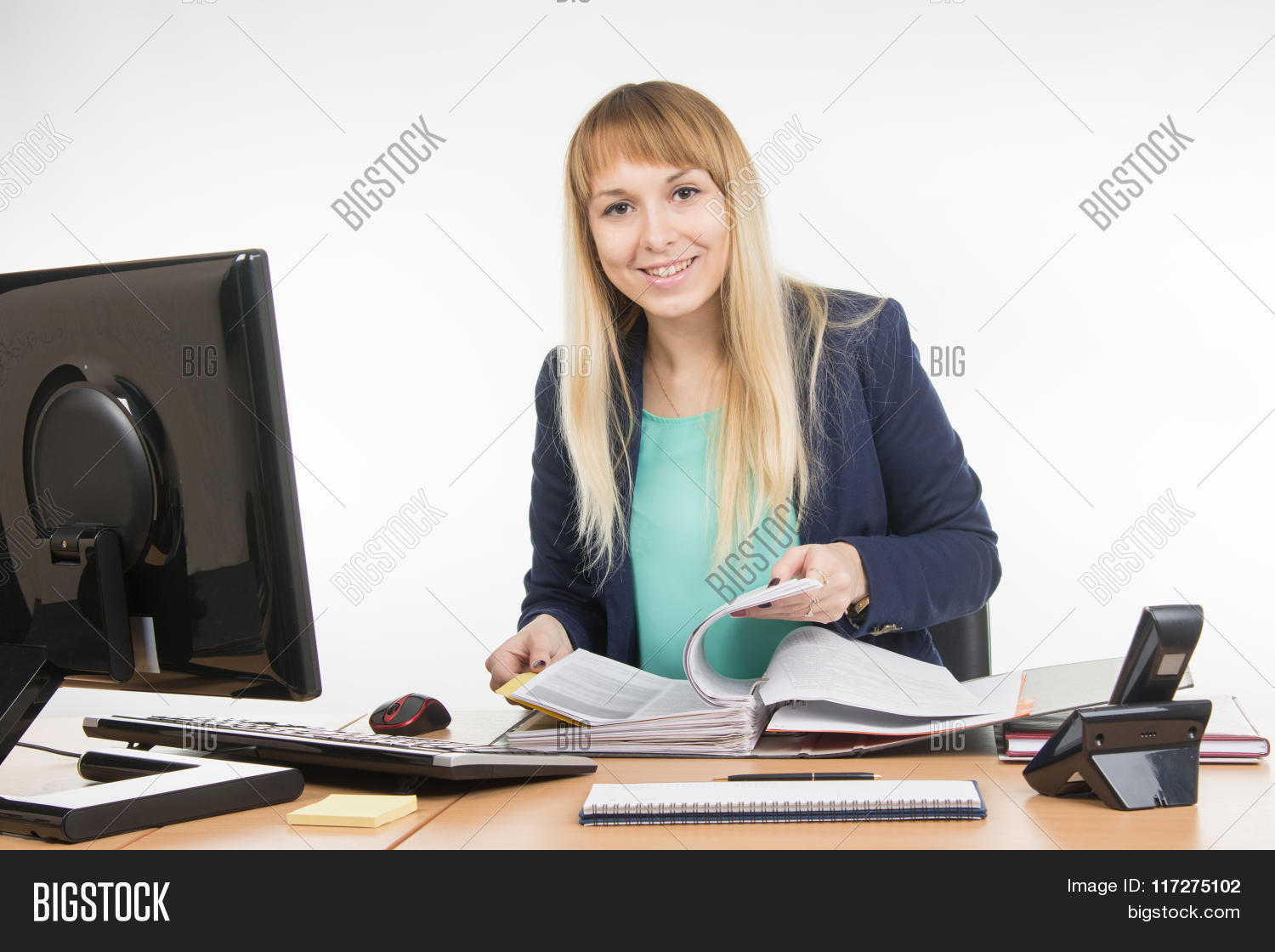 Secretary Leafing Image & Photo (Free Trial) | Bigstock