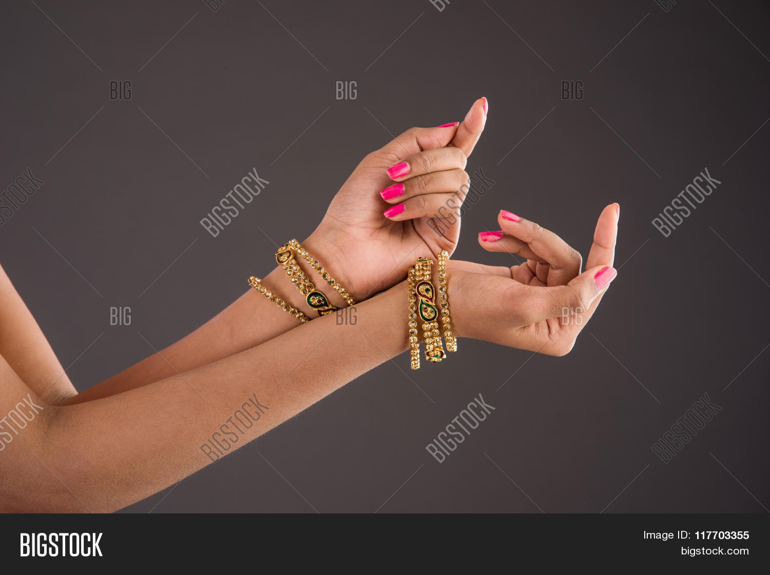 Gold Bangles Hand, Image & Photo (Free Trial) | Bigstock