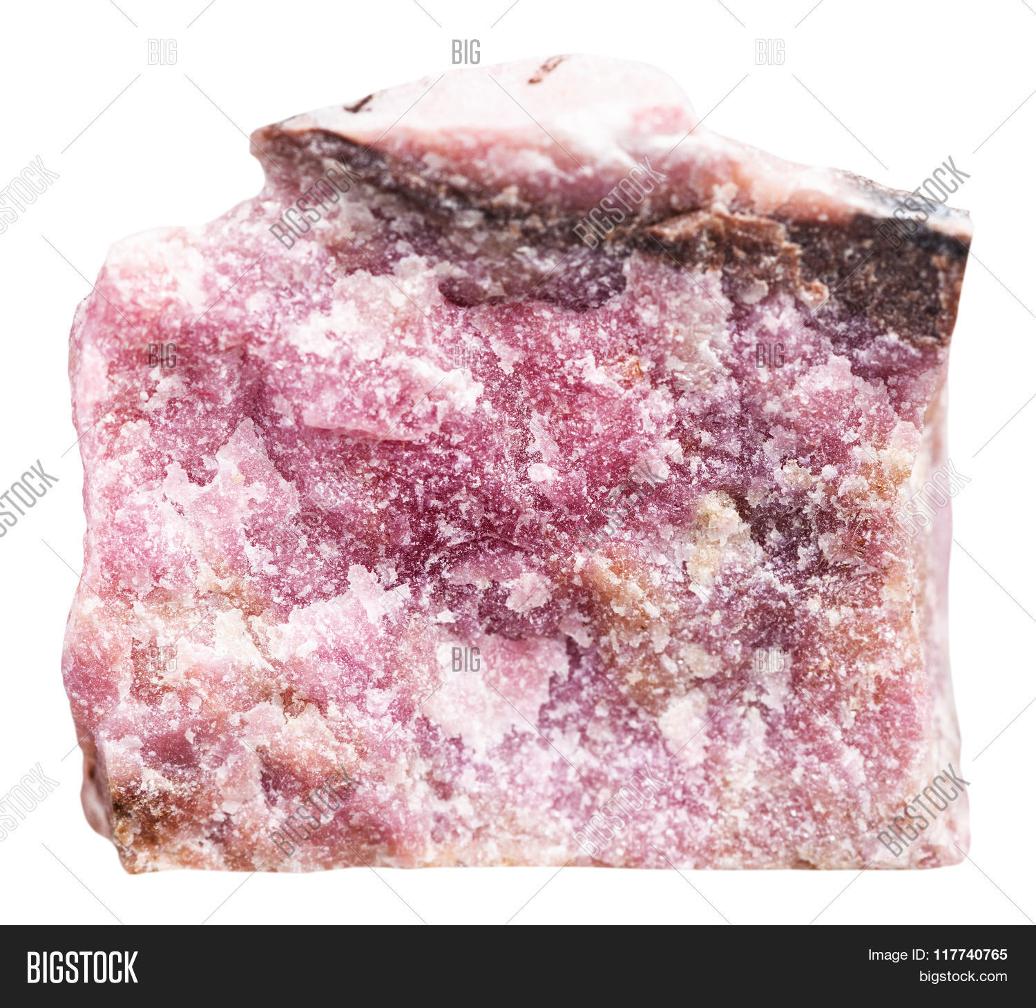 Rhodonite Gem Stone Image & Photo (Free Trial) | Bigstock