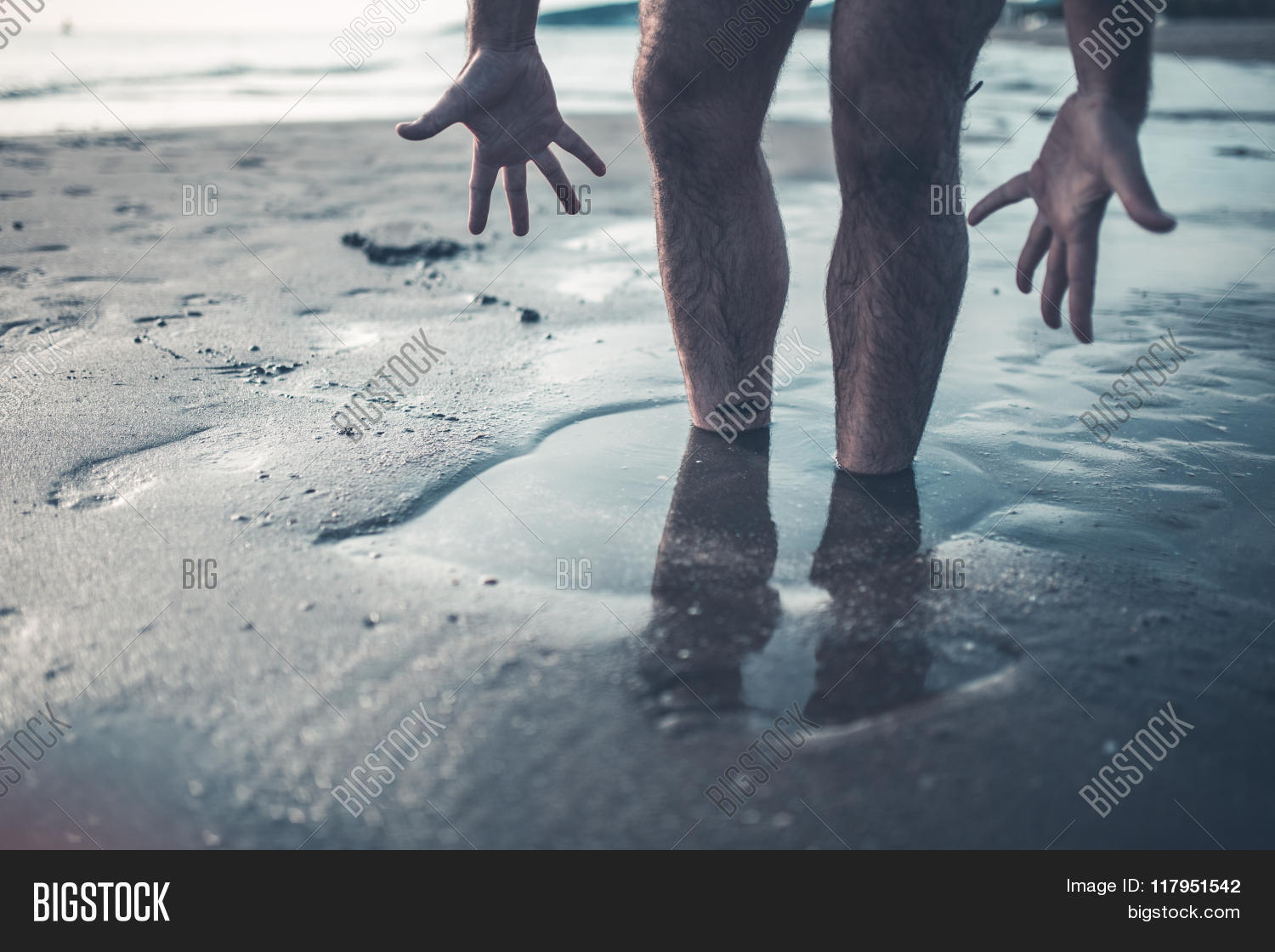 Hopeless Man Sinking Image & Photo (Free Trial) | Bigstock
