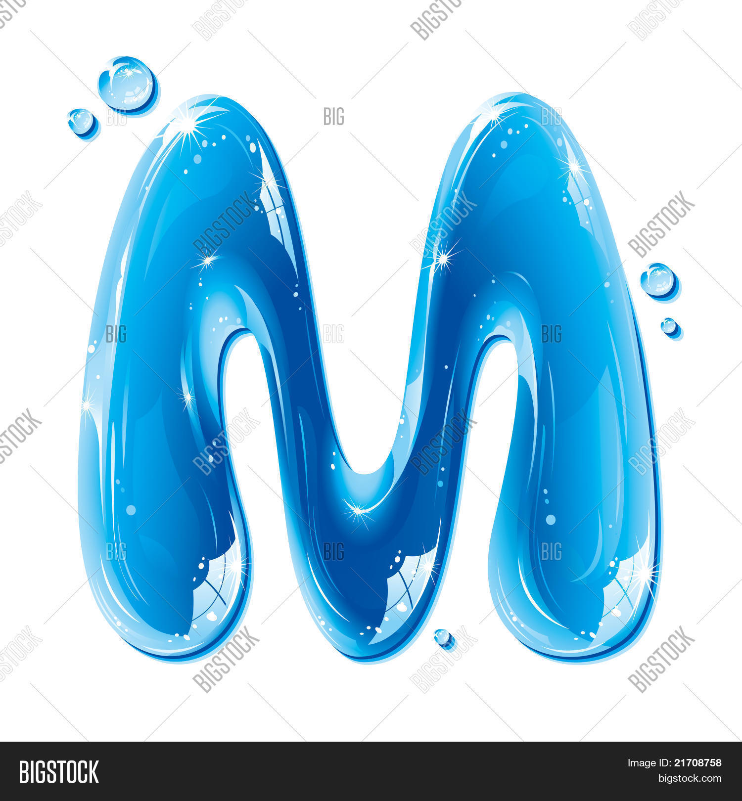 Water Liquid Letter