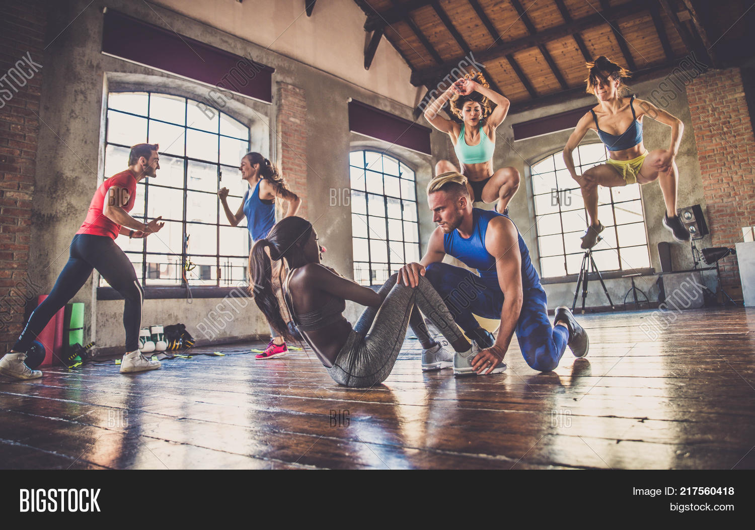 Athletes Training Gym Image & Photo (Free Trial) | Bigstock