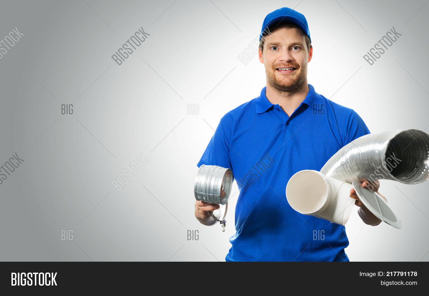 Hvac Worker Image & Photo (Free Trial) | Bigstock