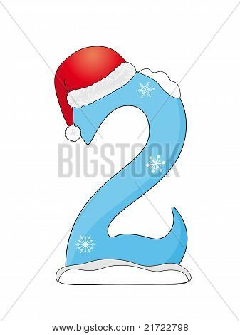 Christmas Number Two Vector & Photo (Free Trial) | Bigstock