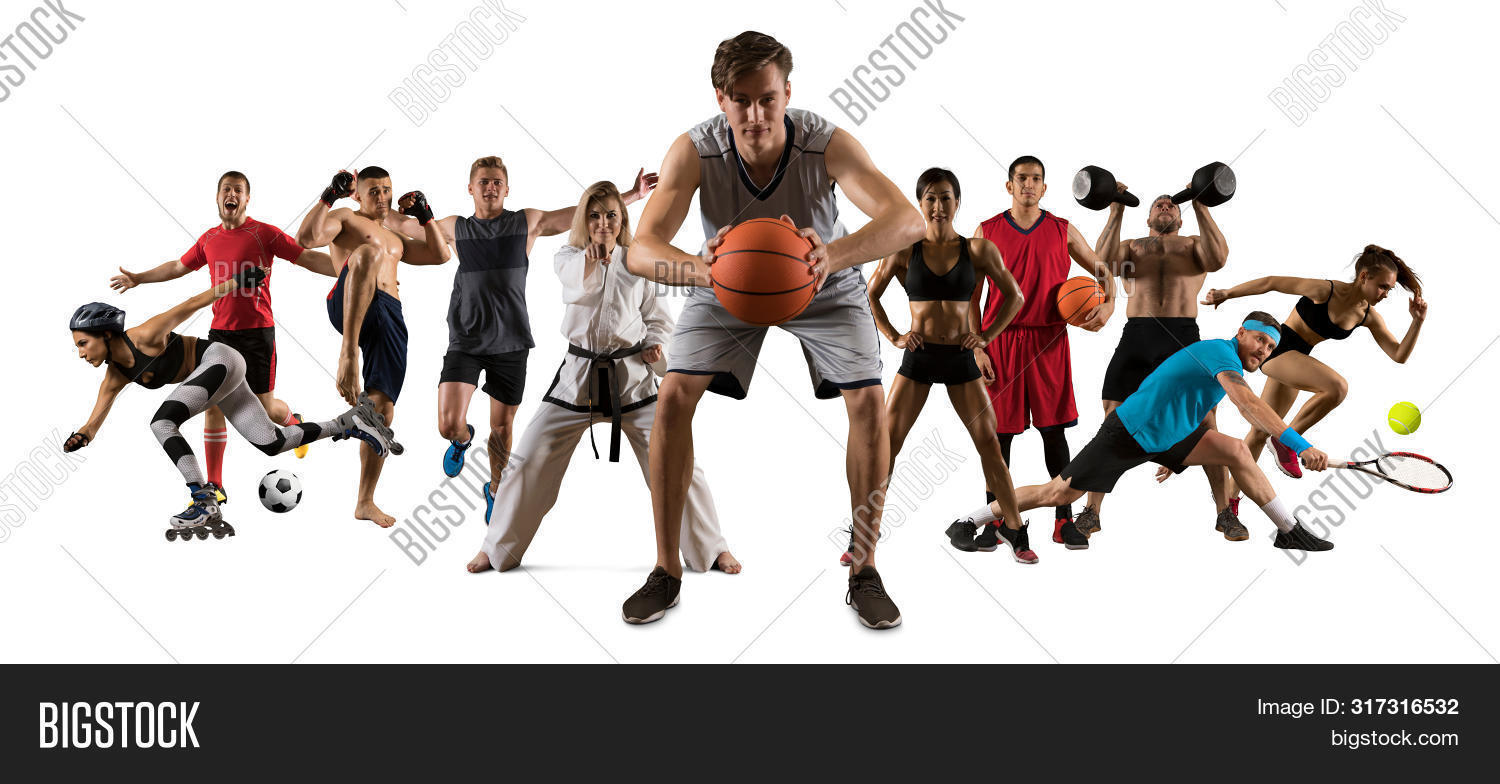 Sport Collage. Running Image & Photo (Free Trial) | Bigstock