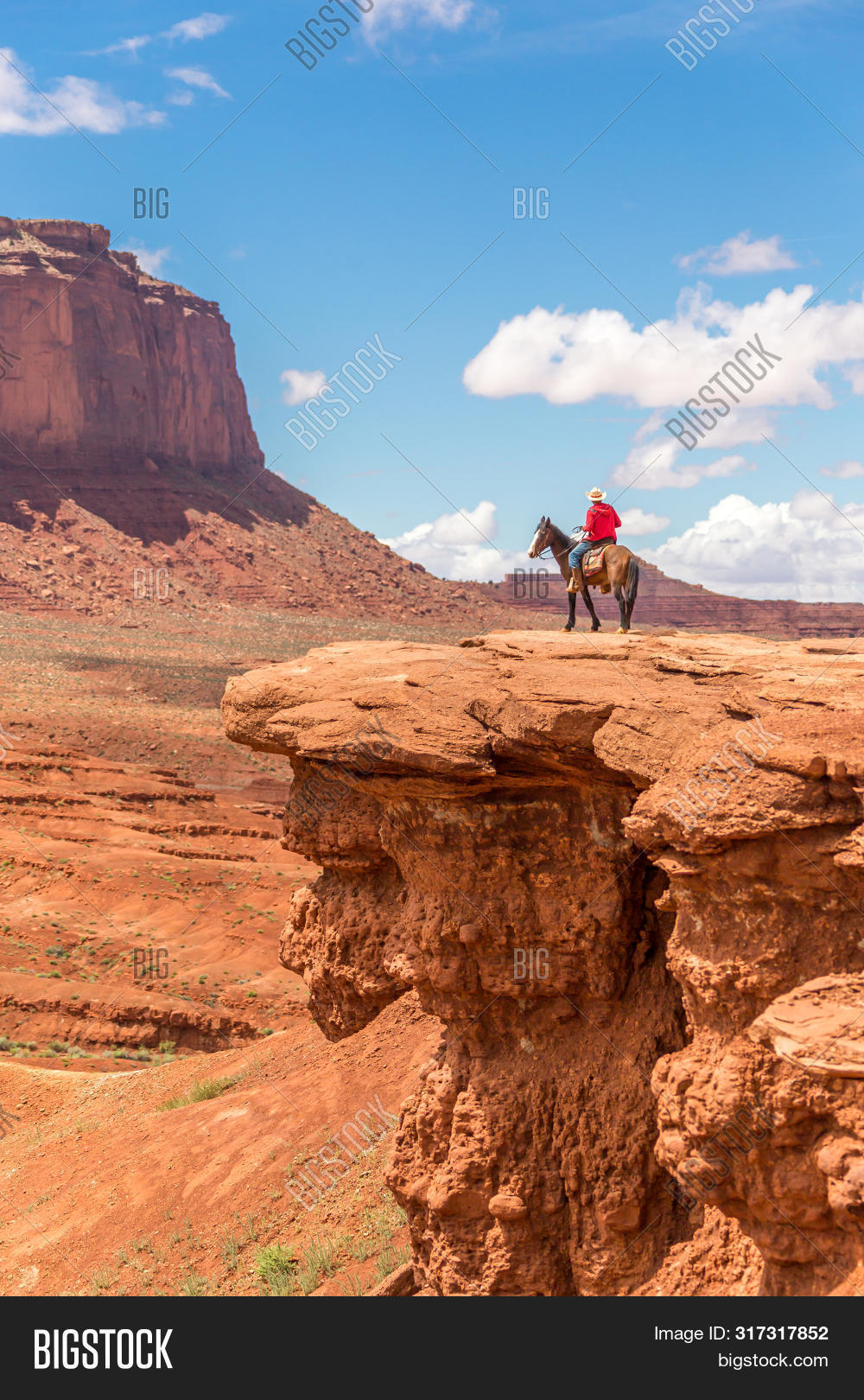 Cowboy Looking Horizon Image & Photo (Free Trial) | Bigstock