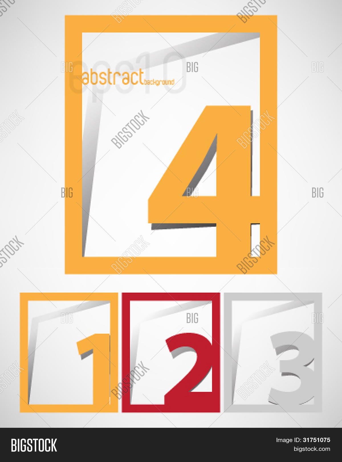 Eps10 Vector Set Four Vector & Photo (Free Trial) | Bigstock