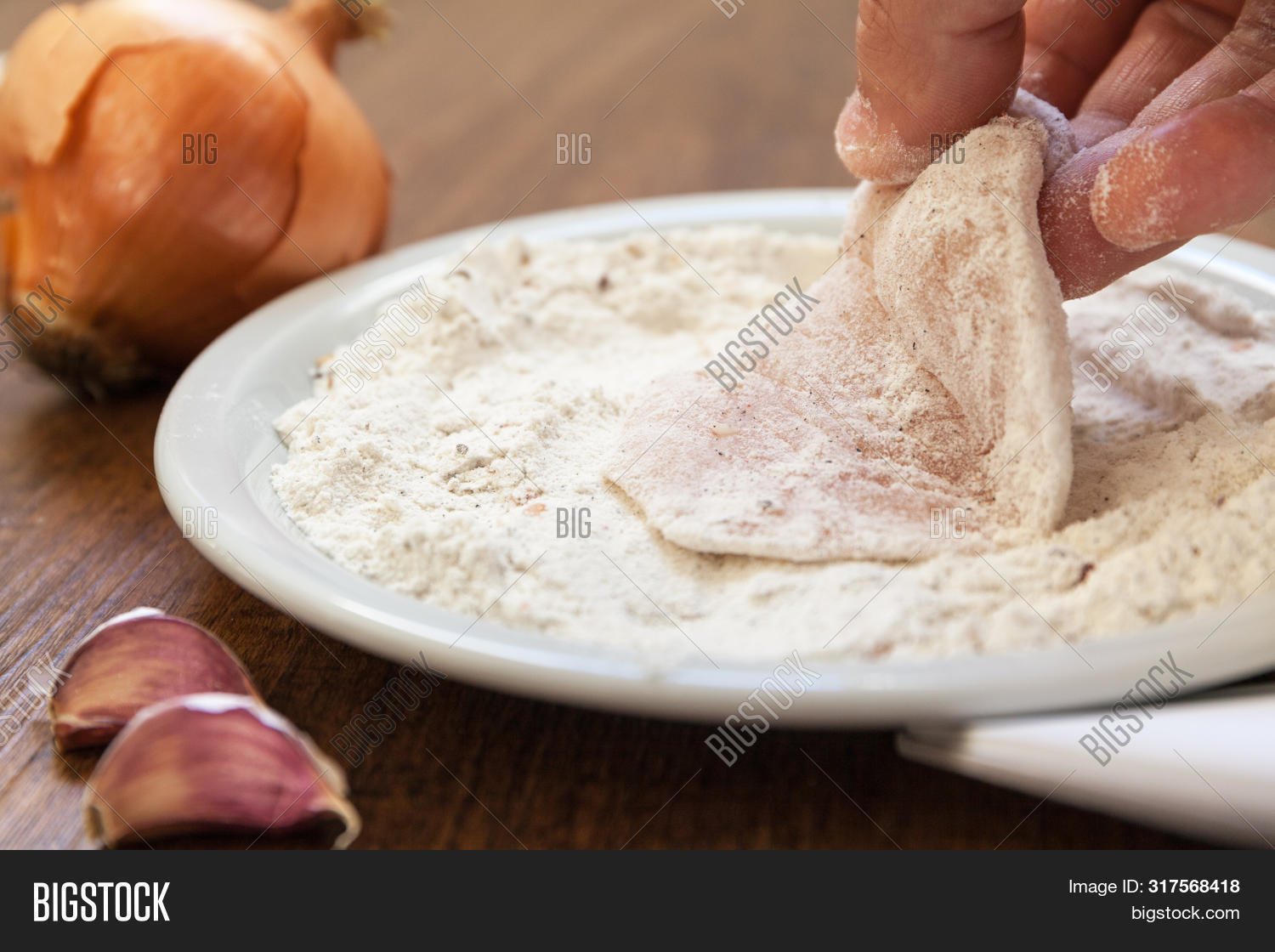 Breading Raw Chicken Image & Photo (Free Trial) | Bigstock